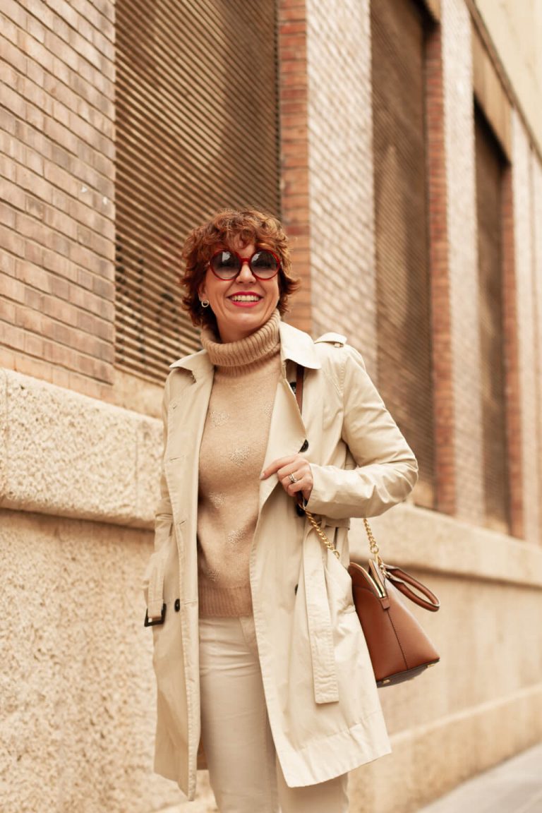 Look con tonos claros para invierno (y un jersey precioso) - Mavitrapos