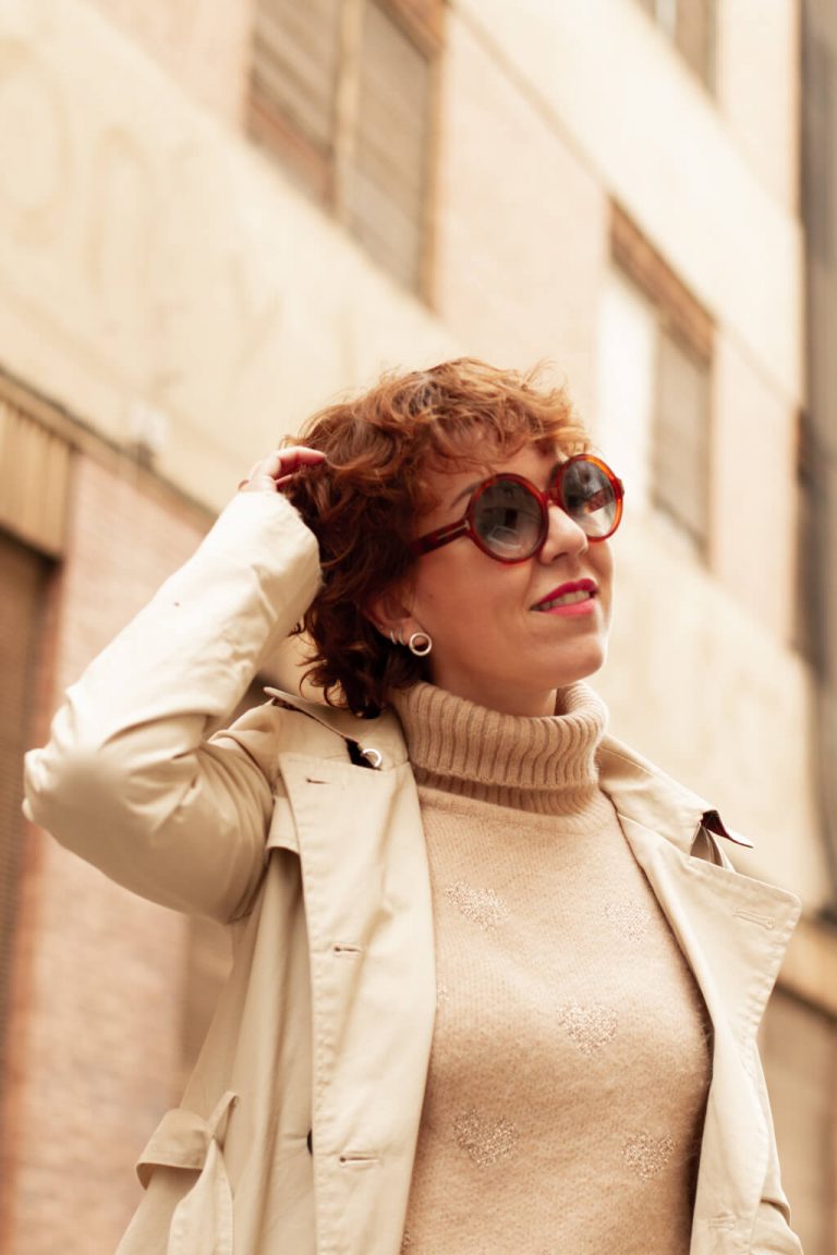 Look con tonos claros para invierno (y un jersey precioso) - Mavitrapos